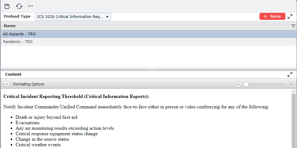 Admin - Default Text Form Fields